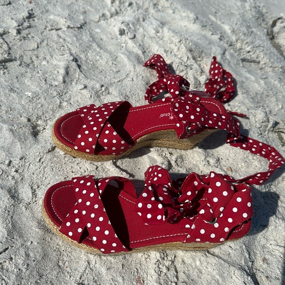Montego Bay Club | Shoes | Red White Polka Dot Shoes | Poshmark